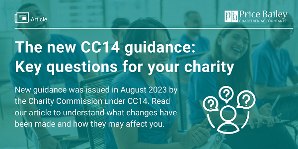 The new CC14 guidance: Key questions for your charity