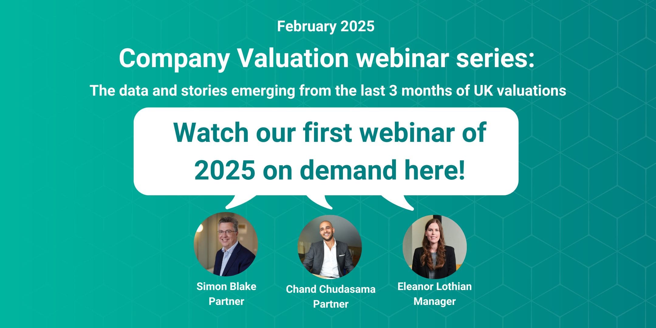 Company valuation webinar series