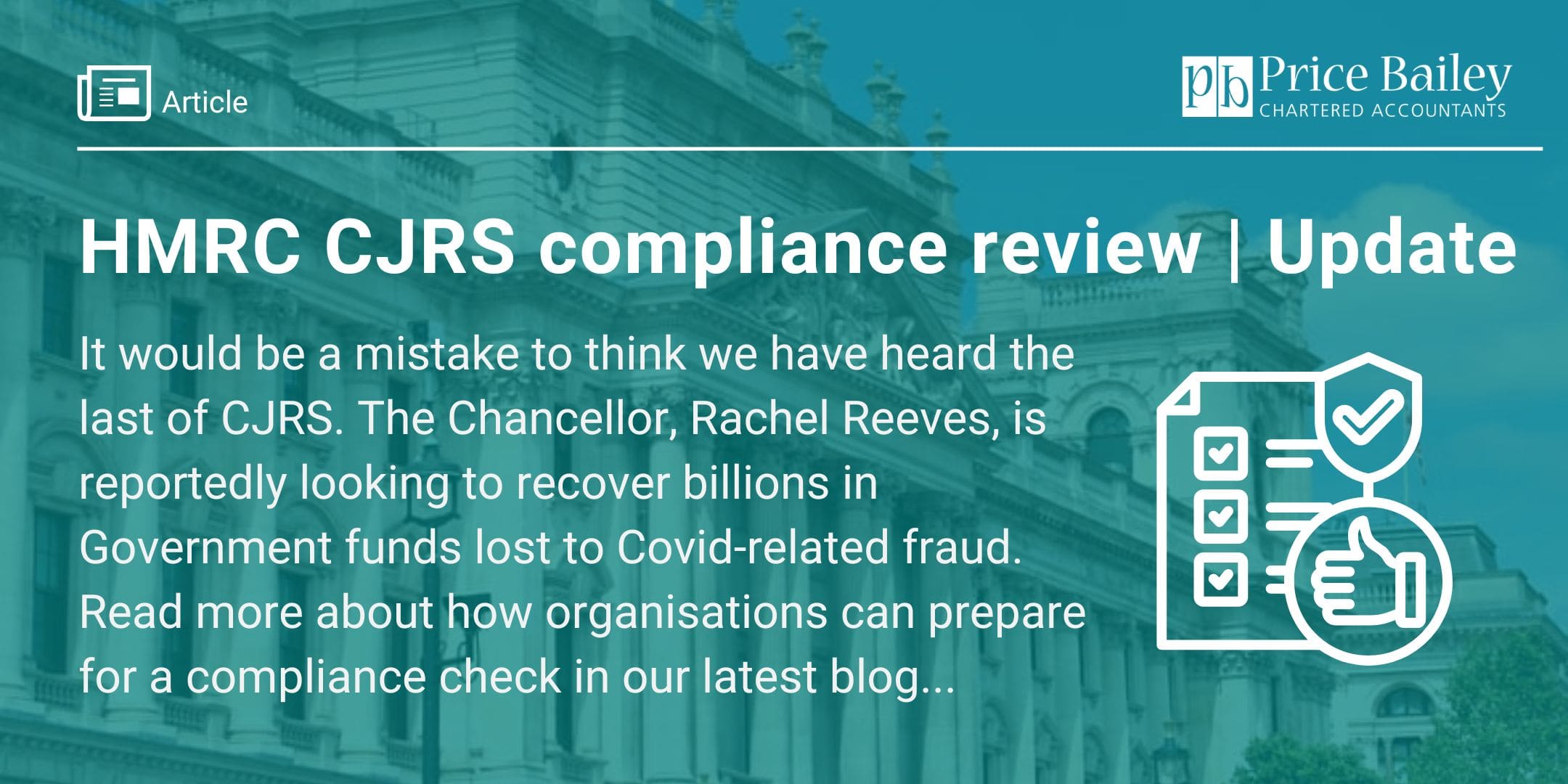 HMRC CJRS compliance review Update